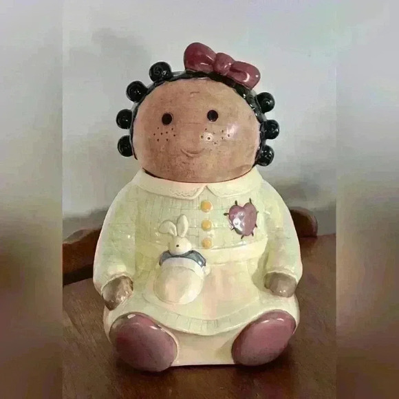 treasure craft | Kitchen | Vintage Treasure Craft Rag Doll Cookie Jar ...
